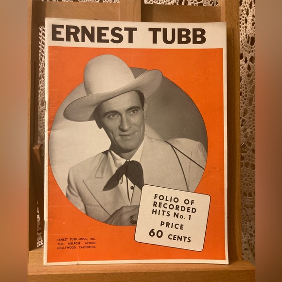 Other | Ernest Tubb Folio Of Recorded Hits No 1 Sheet Music Photos Lyrics | Poshmark